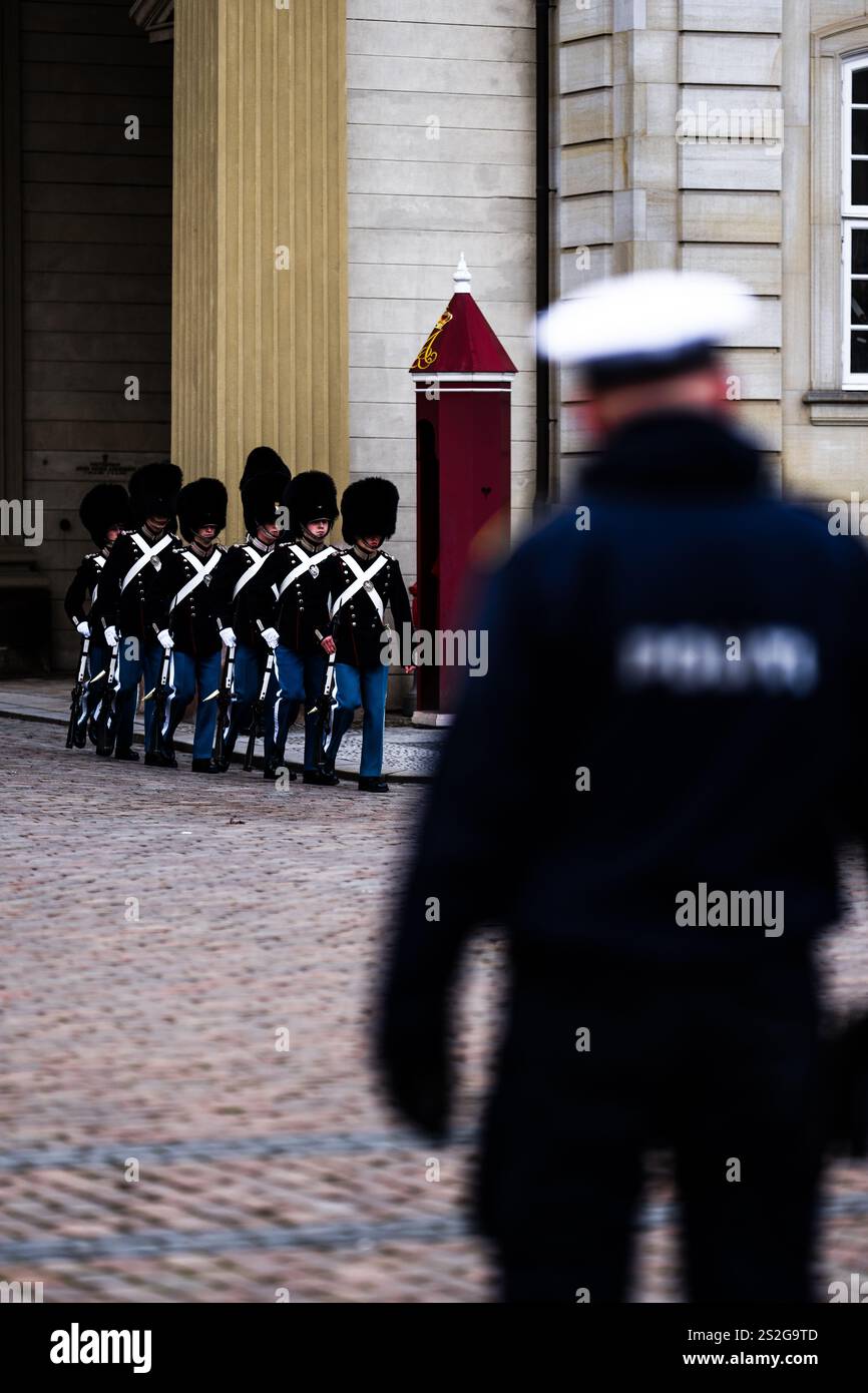 The Copenhagen's Royal Guard Stock Photo - Alamy