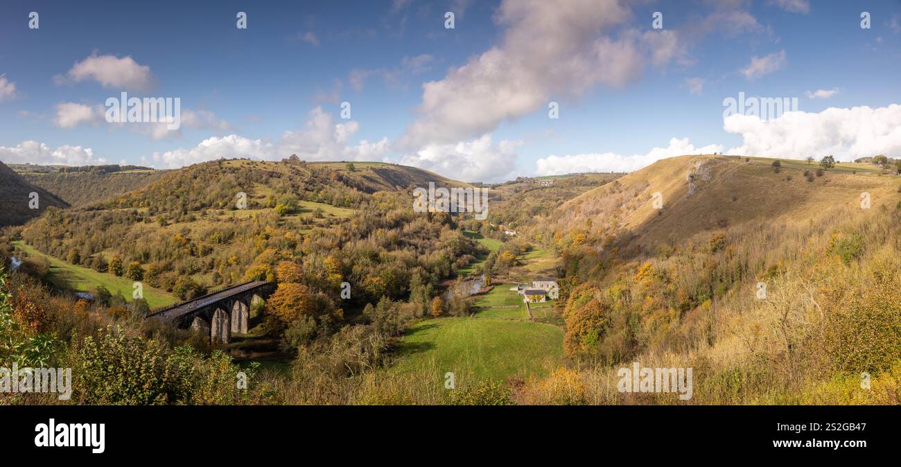 Monsal Head viaduct, Derbyshire, England Stock Photo - Alamy