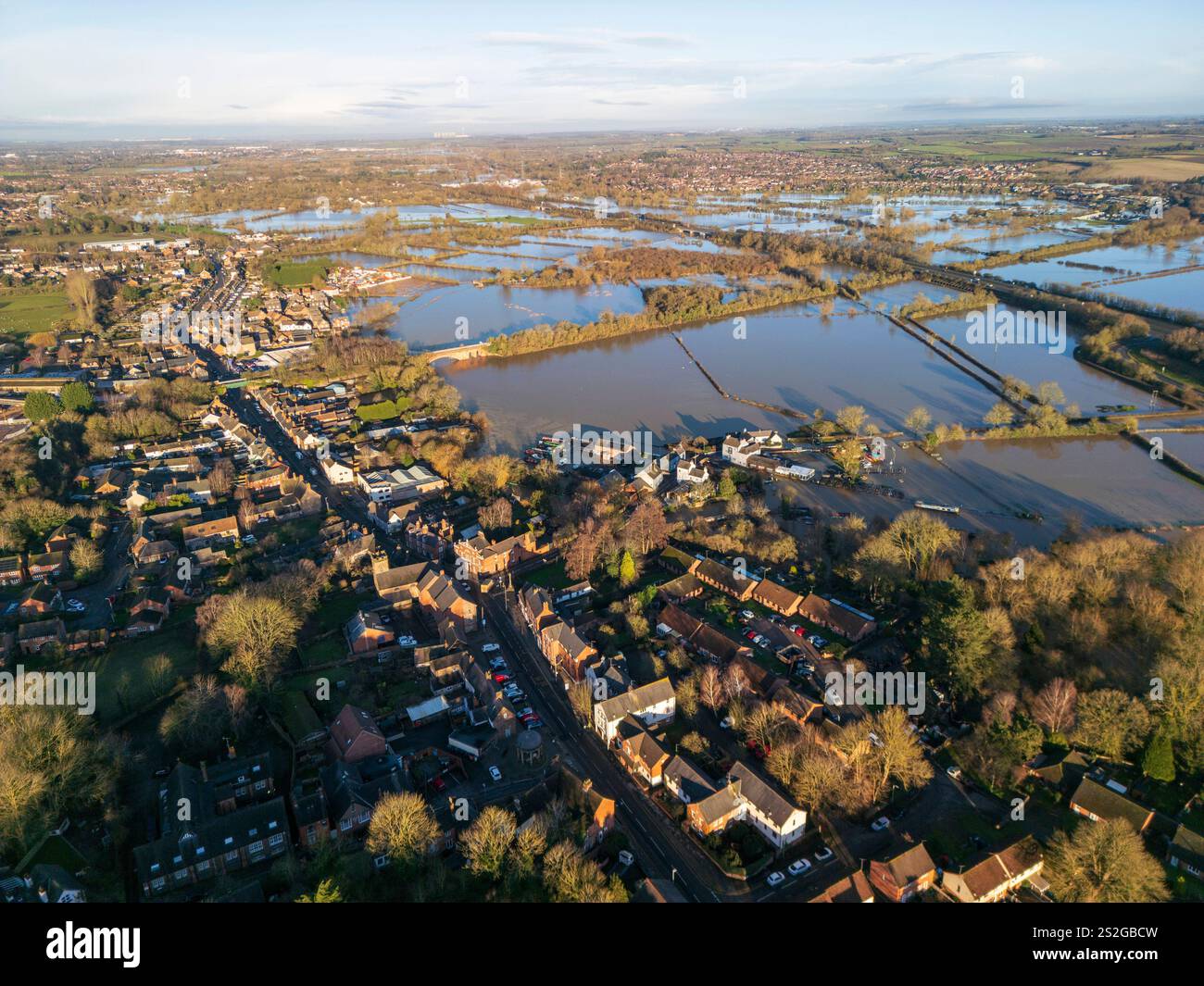 Flooding of Soar Valley, Leicestershire Stock Photo - Alamy
