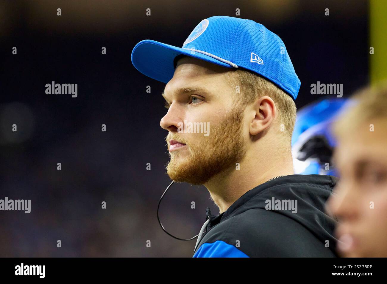 Detroit Lions defensive end Aidan Hutchinson (97) on the sideline ...