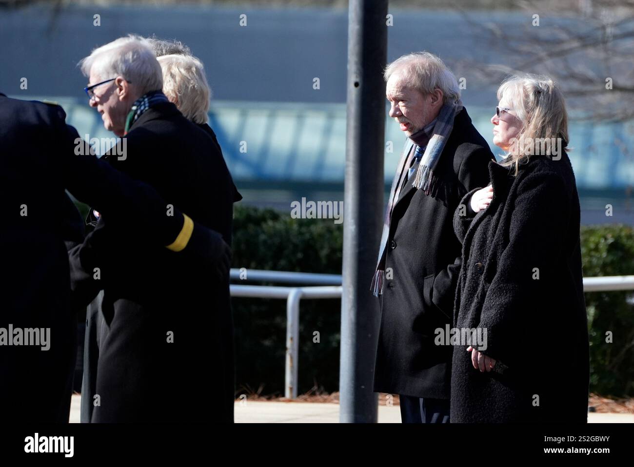 Family members, included Jack Carter, left, and Jeff Carter, second ...