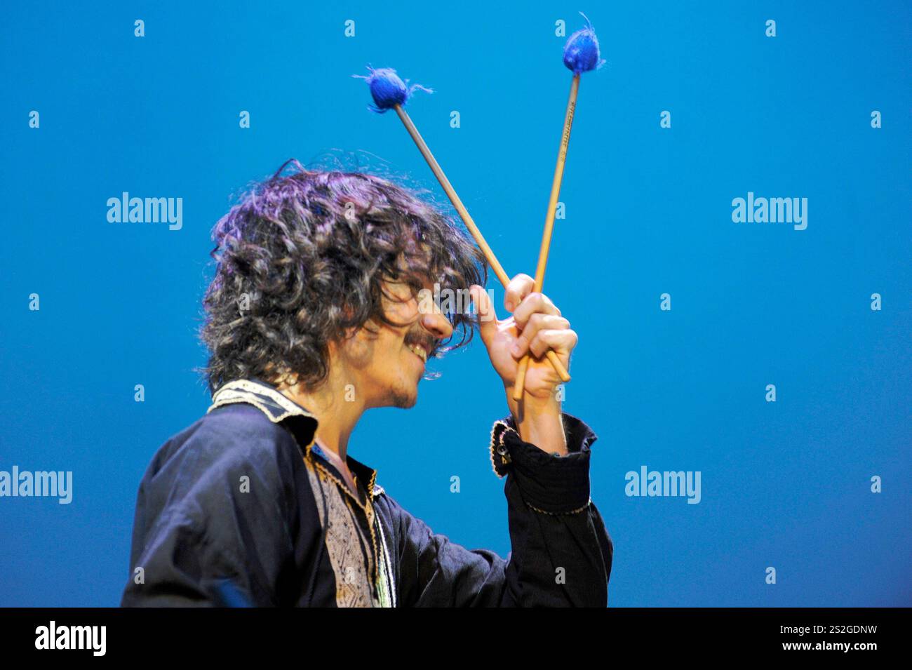 Der spanische Jazz-Vibraphonist Andres Coll beim Internationalen ...