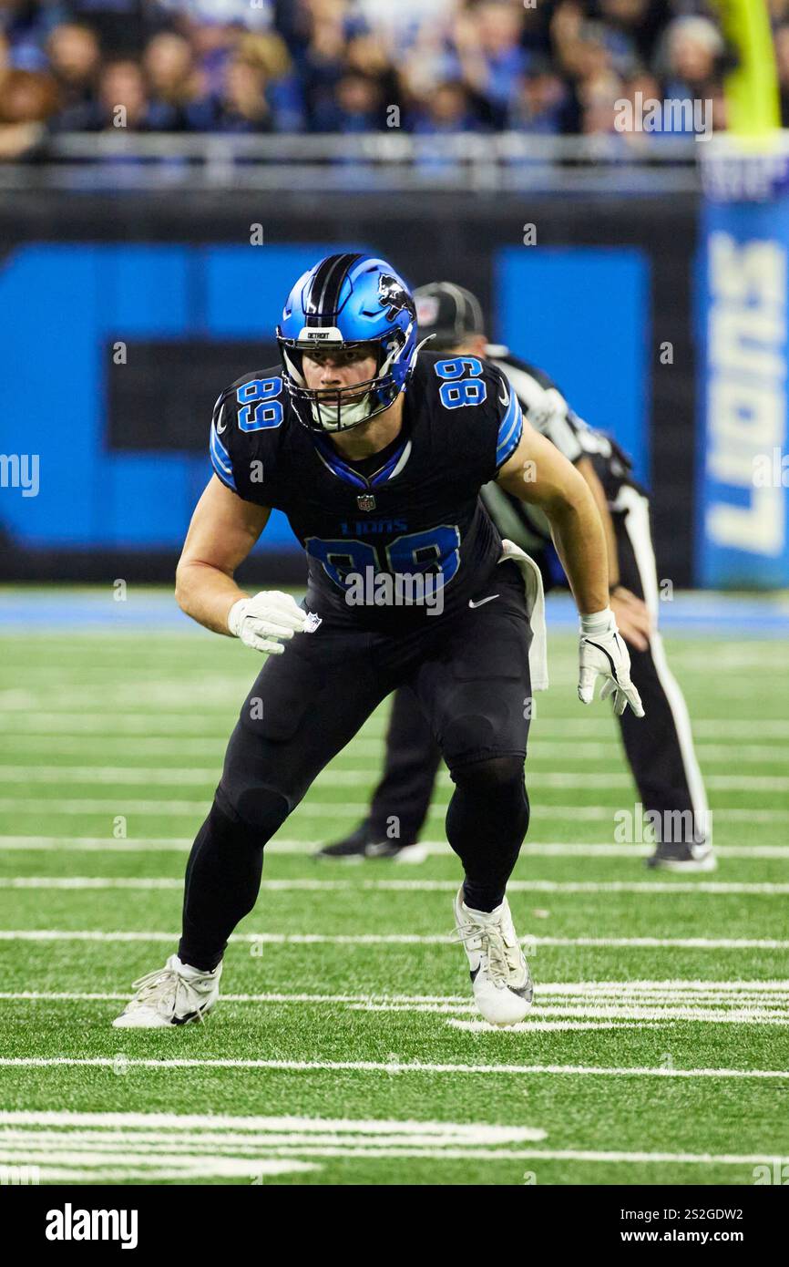 Detroit Lions tight end Brock Wright (89) runs a route against the ...