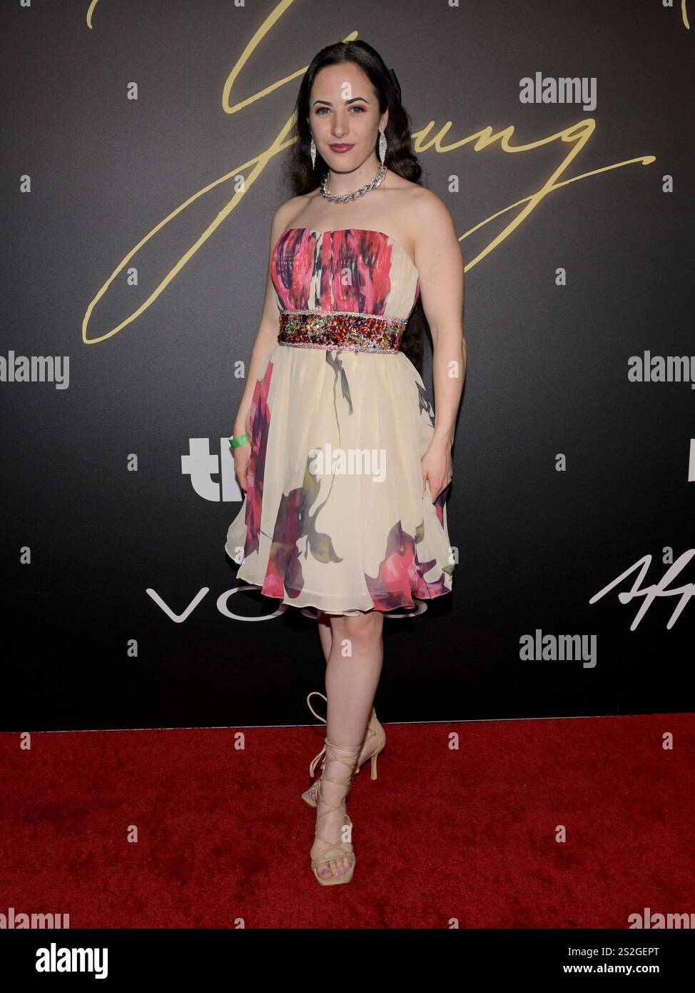 January 6, 2025, Hollywood, California, USA: Courtney Sanderson attends ...