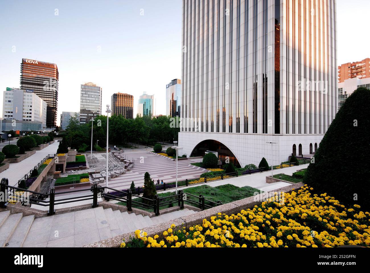 Picasso tower, Madrid, Spain Stock Photo - Alamy