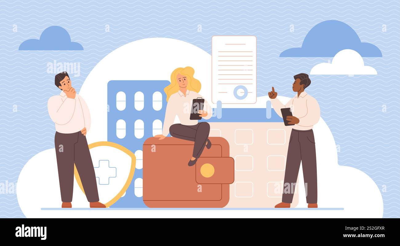 Employee Stock Ownership Plan, ESOP benefits package. Tiny people think ...