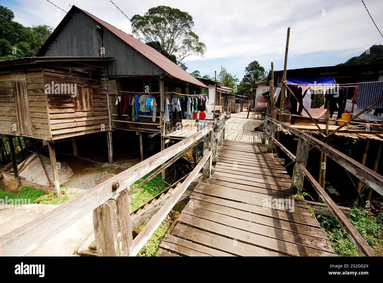 Annah Rais, bidayuh village, Borneo, Malaysia Stock Photo - Alamy