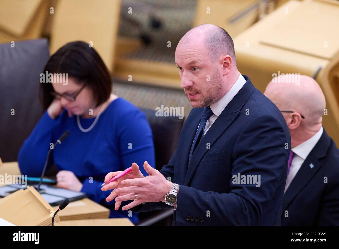 Edinburgh Scotland, UK 07 January 2025. Cabinet Secretary for Health ...