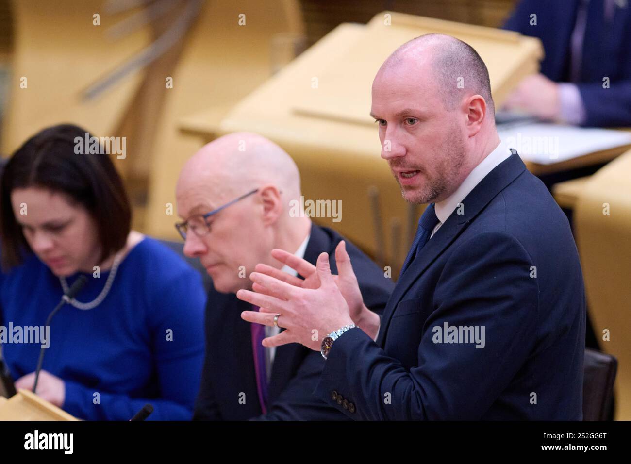 Edinburgh Scotland, UK 07 January 2025. Cabinet Secretary for Health ...