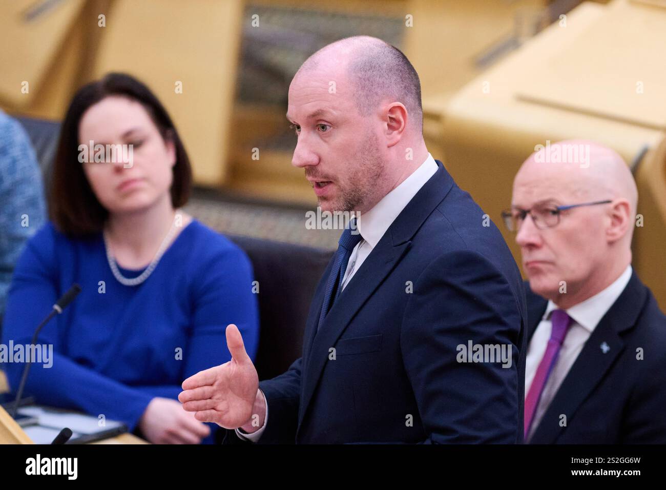 Edinburgh Scotland, UK 07 January 2025. Cabinet Secretary for Health ...