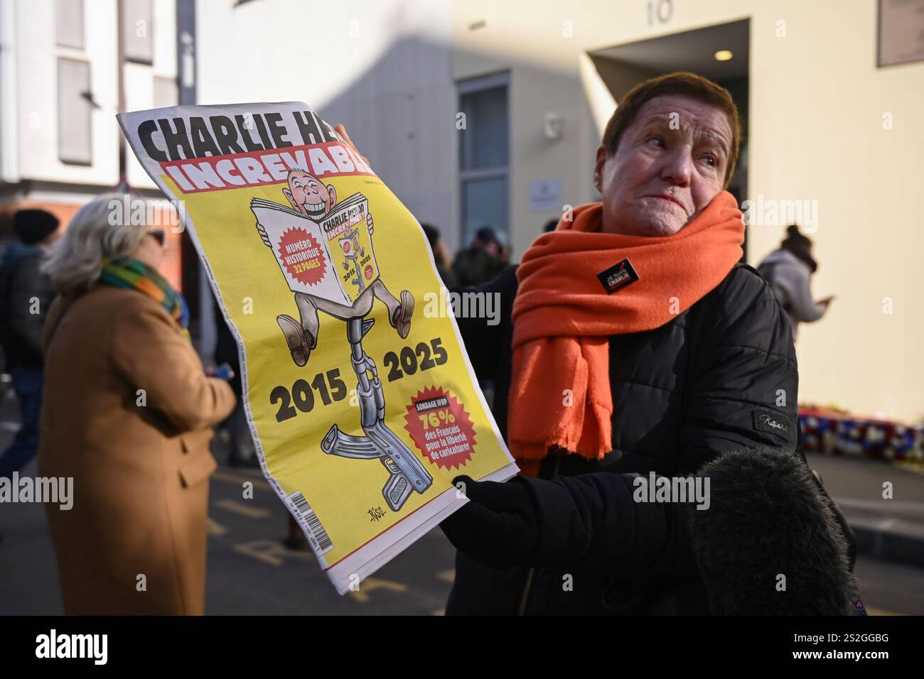 Paris, France. 07th Jan, 2025. Julien Mattia/Le Pictorium - 10 years ...