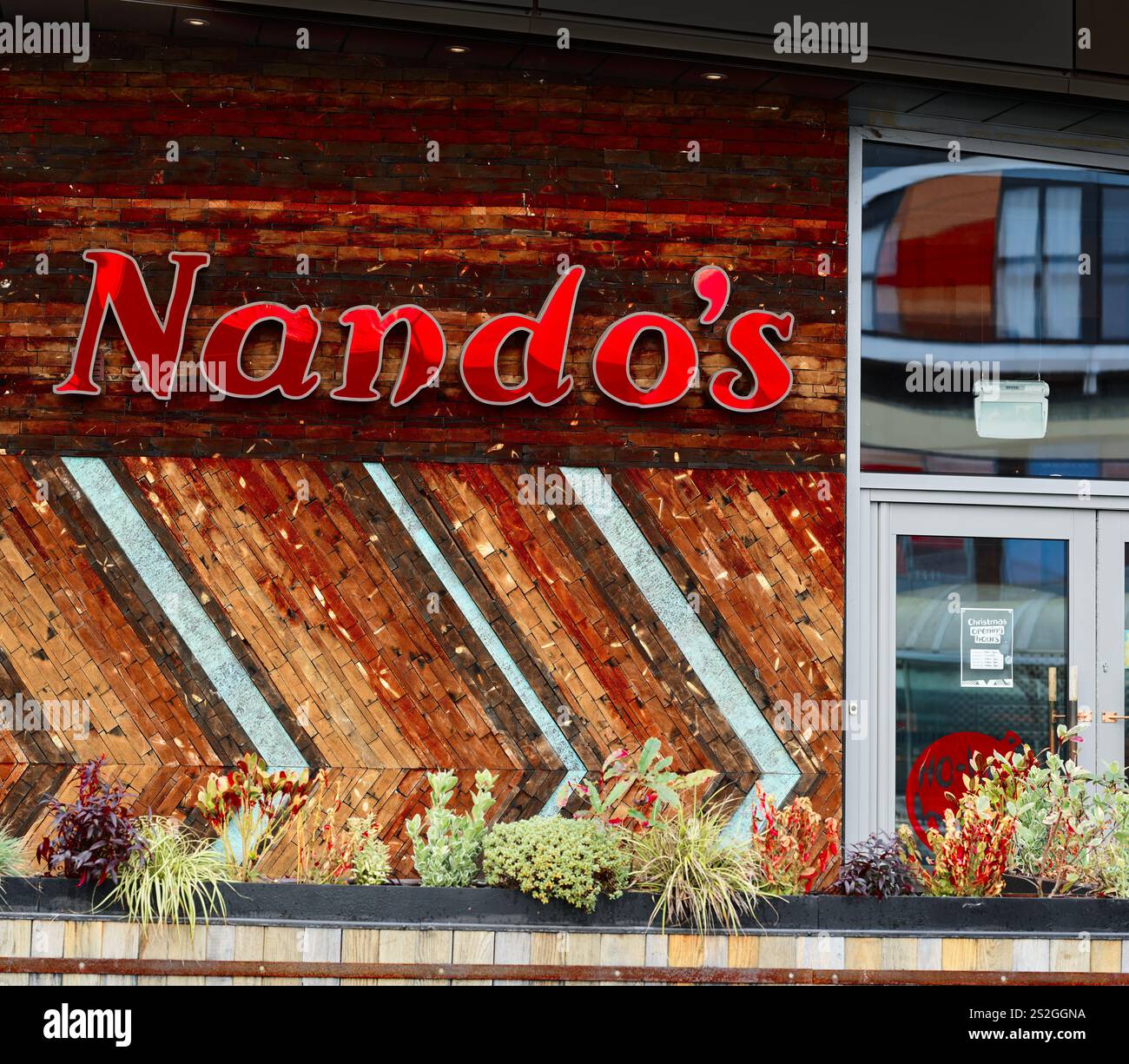 Nando's restaurant, Corby, England Stock Photo - Alamy