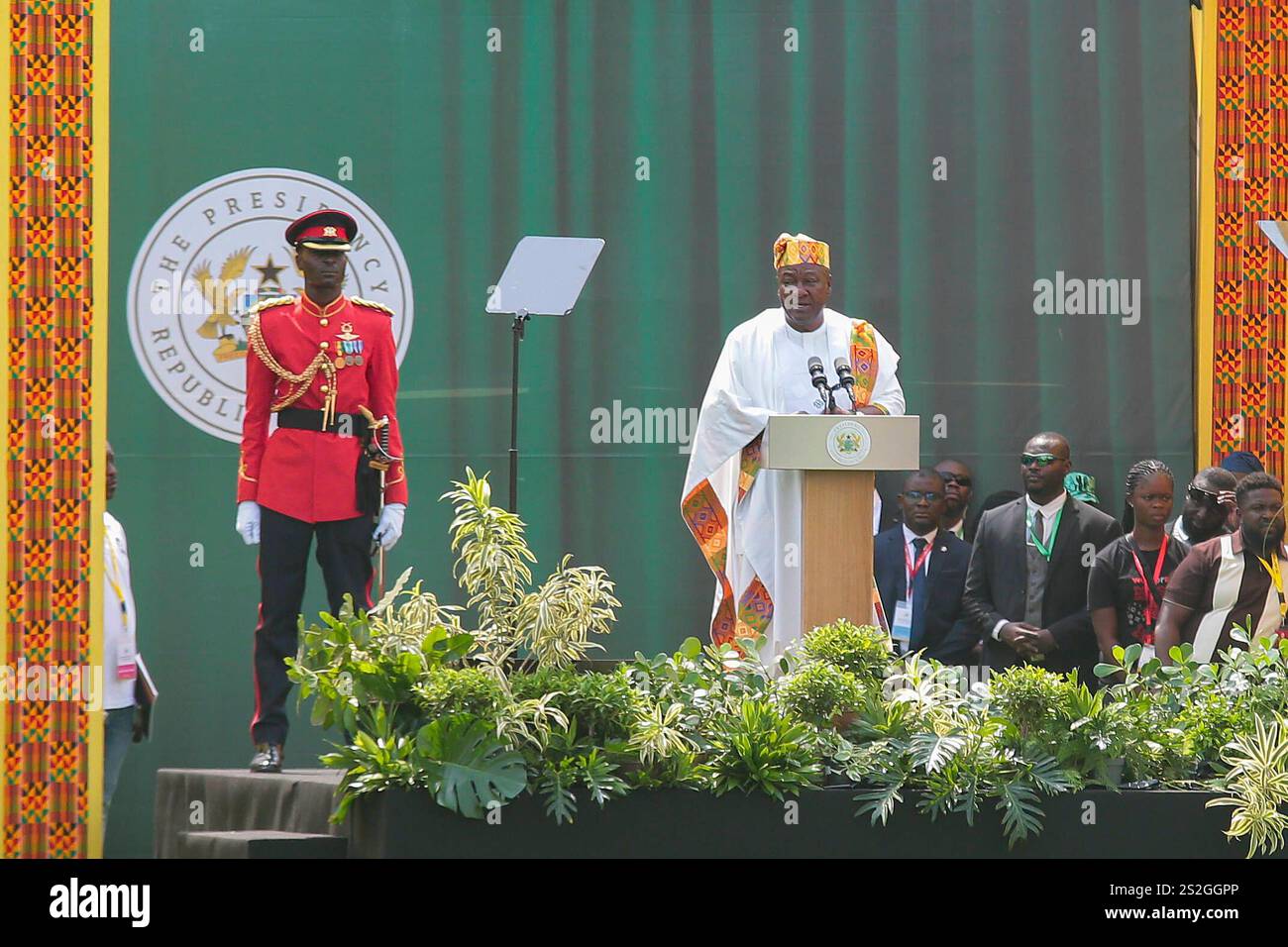 President John Dramani Mahama inauguration in Accra, Ghana Ghanaian ...