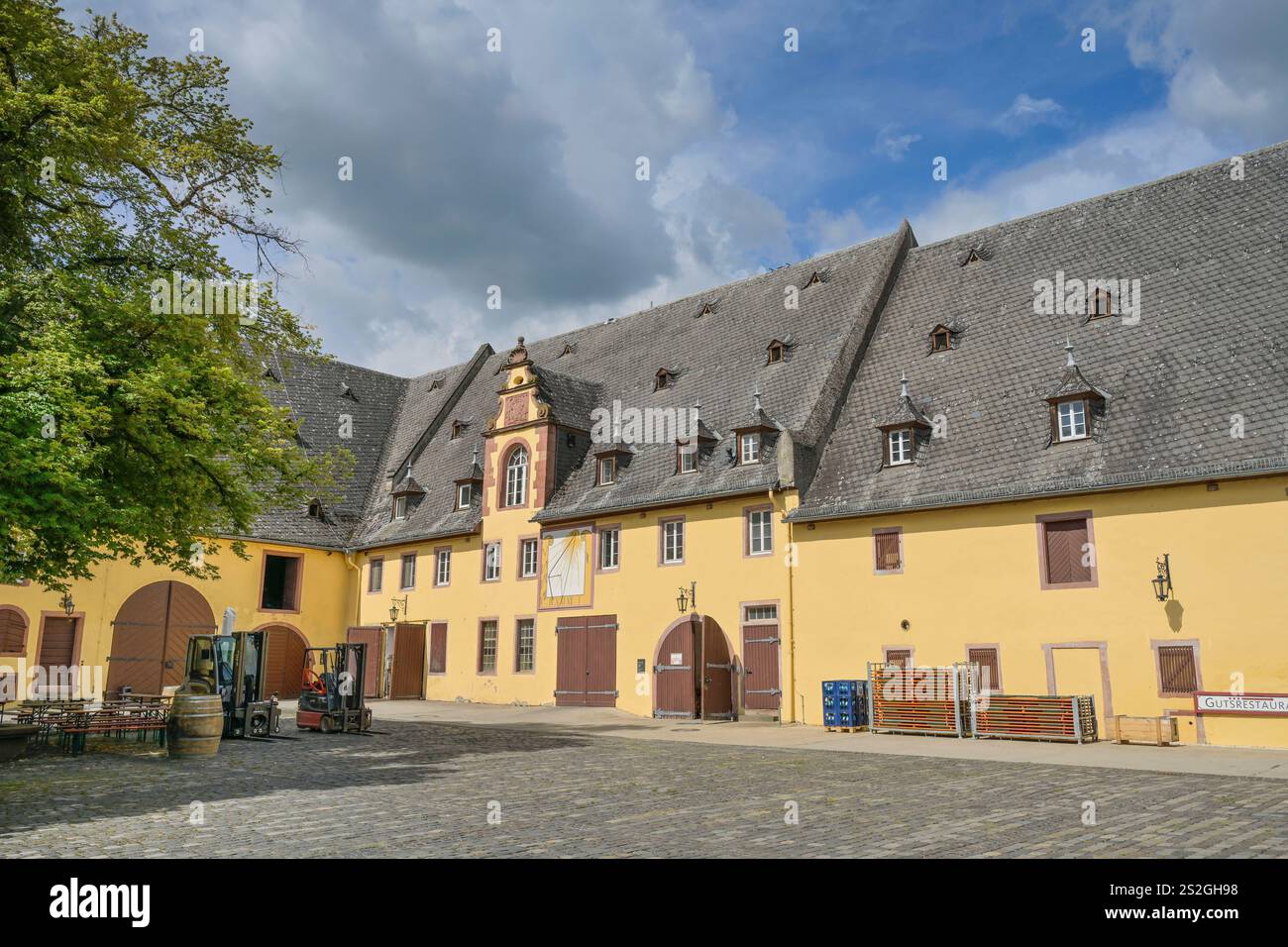 Nordflügel, Weingut Schloss Vollrads, Oestrich-Winkel, Rheingau-Taunus ...