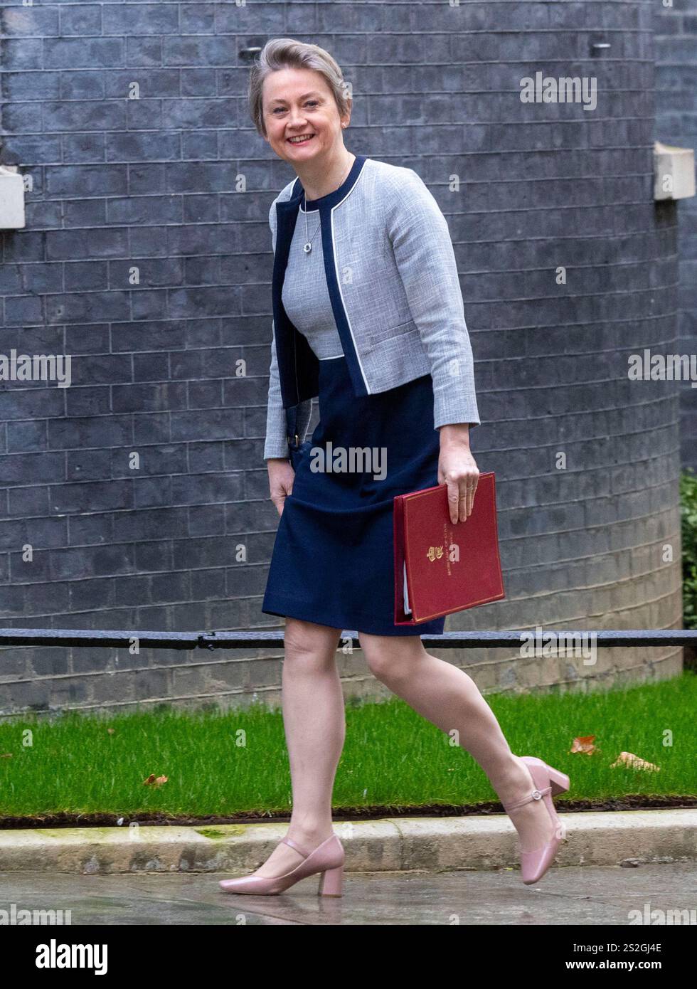 London, UK. 7th Jan, 2025. Yvette Cooper, Home Secretary, in Downing ...