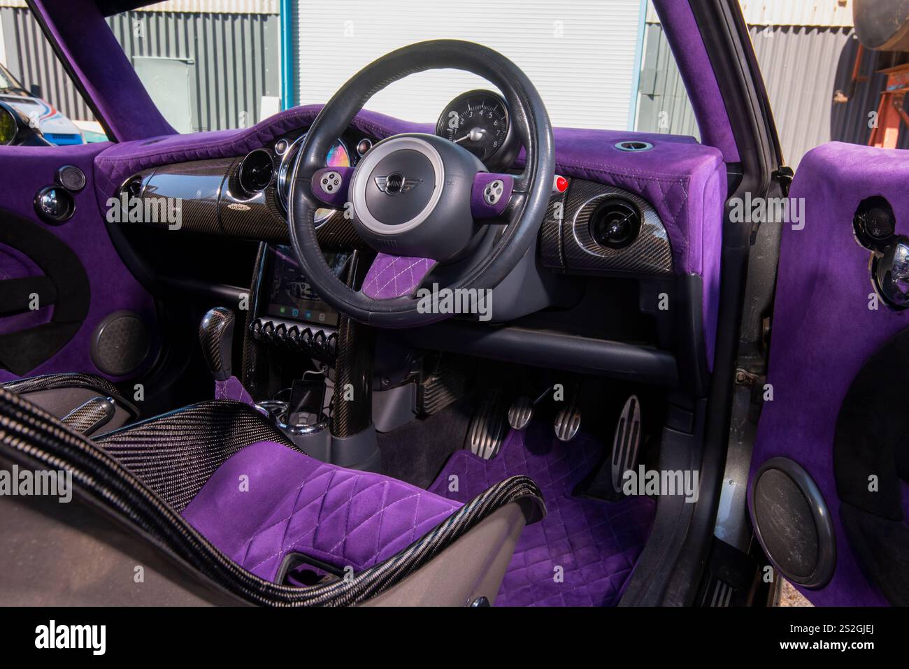 R53 Mini Cooper S British hot hatch compact sports car Stock Photo - Alamy