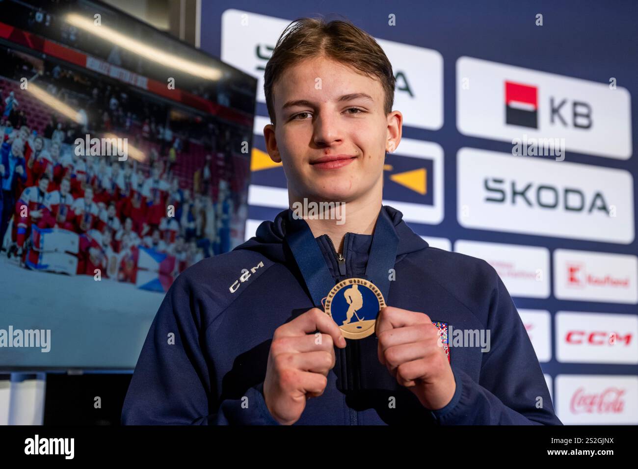Prague, Czech Republic. 07th Jan, 2025. The Czech national junior ...