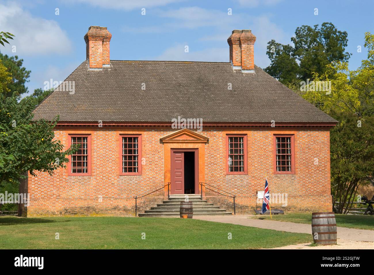 Colonial Williamsburg Secretary's Office Stock Photo - Alamy