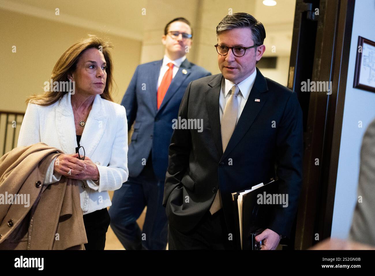 UNITED STATES - JANUARY 7: Speaker of the House Mike Johnson, R-La ...