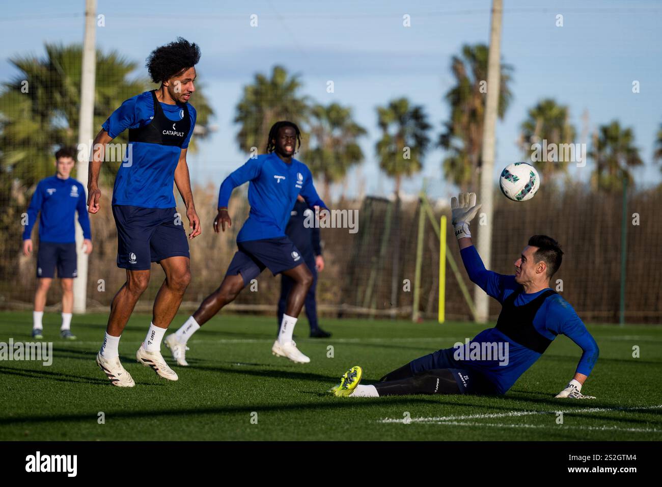 Oliva, Spain. 07th Jan, 2025. Gent's Hugo Gambor and Gent's new ...