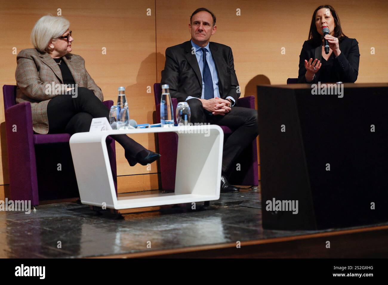 French Minister of Labor, Health, Solidarities and Families Catherine ...