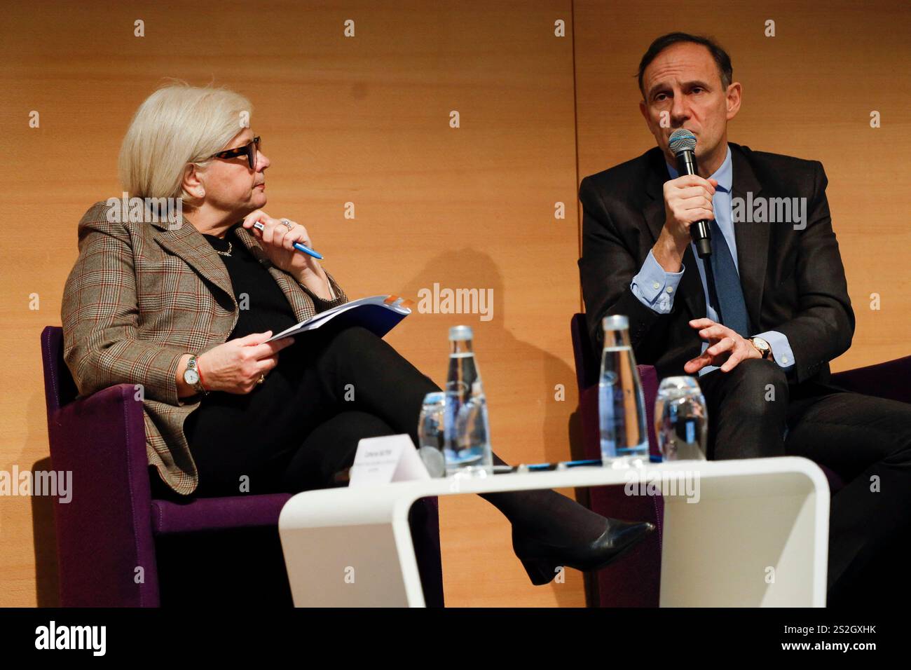 French Minister of Labor, Health, Solidarities and Families Catherine ...