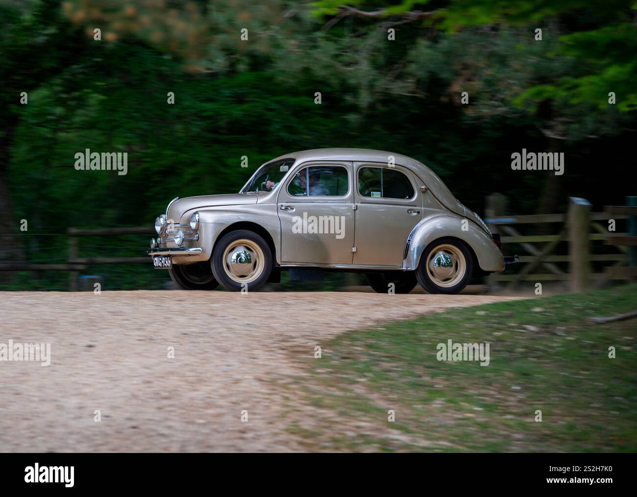 1958 Renault 4CV French classic car Stock Photo - Alamy