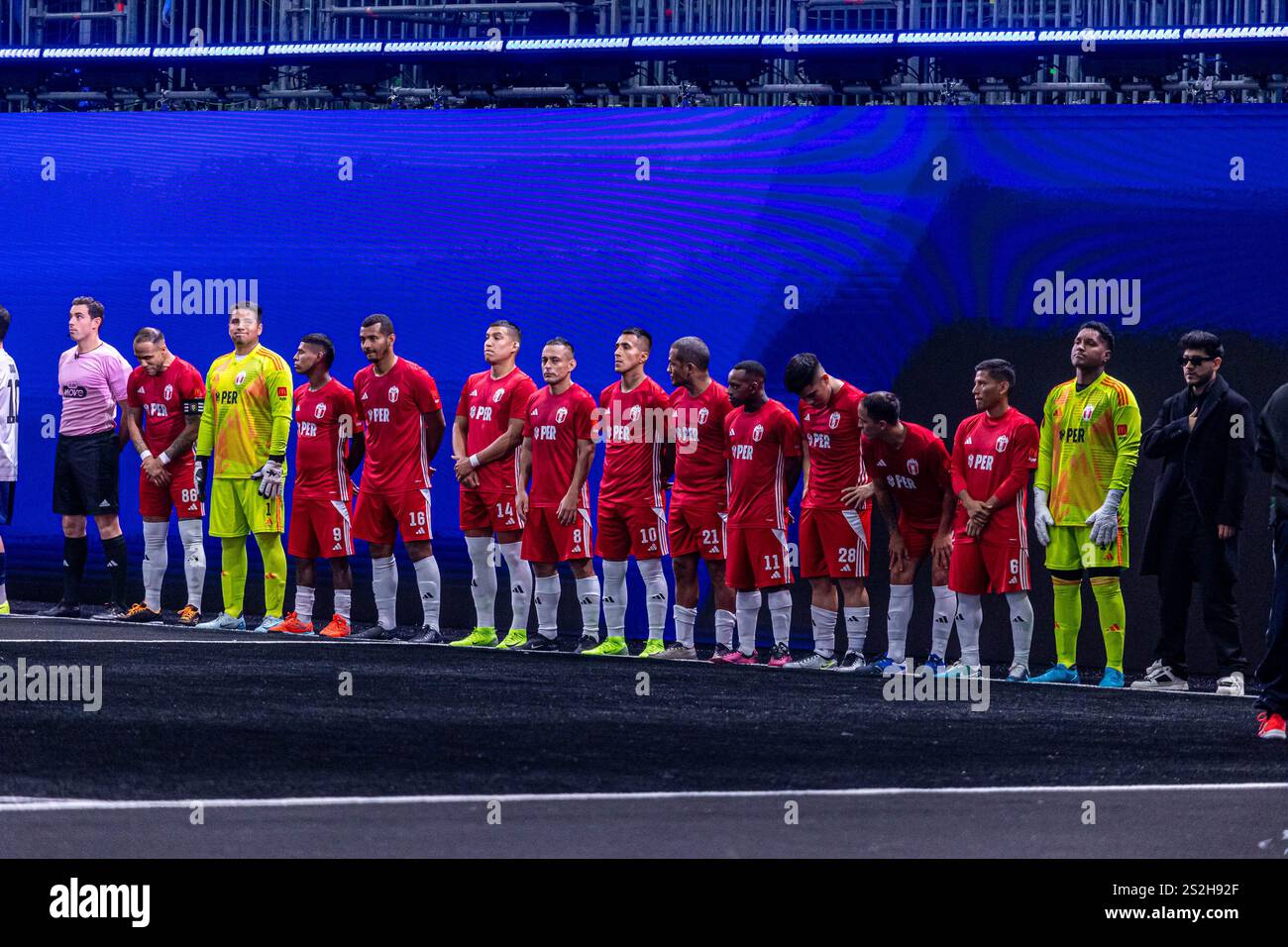 Milan, Italy. 07th Jan, 2025. Peruvian team during King World Cup ...