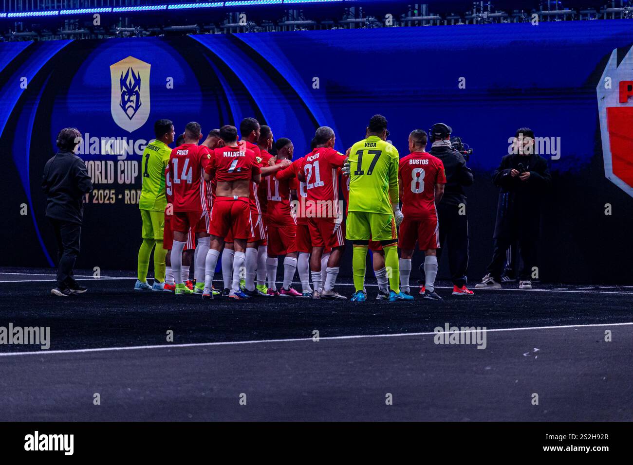 Milan, Italy. 07th Jan, 2025. Peruvian team during King World Cup ...