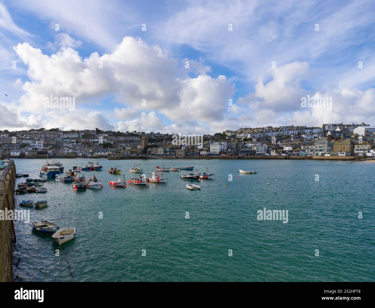 St Ives Harbour Penwith Cornwall Stock Photo - Alamy