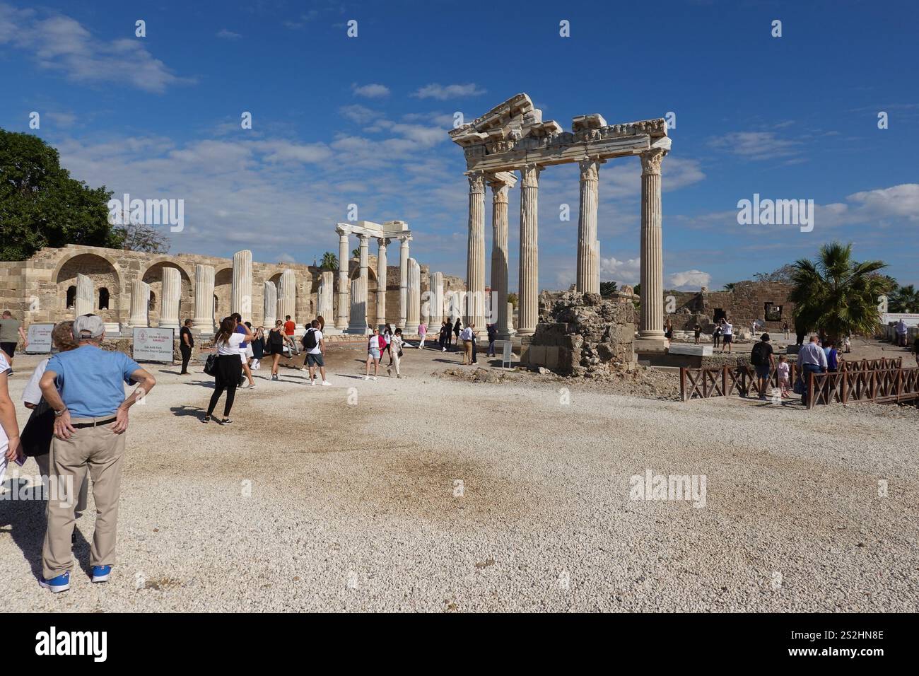 Temple of Apollo, Side, Antalya Stock Photo - Alamy