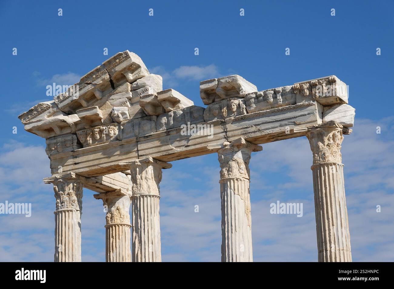 Temple of Apollo, Side, Antalya Stock Photo - Alamy