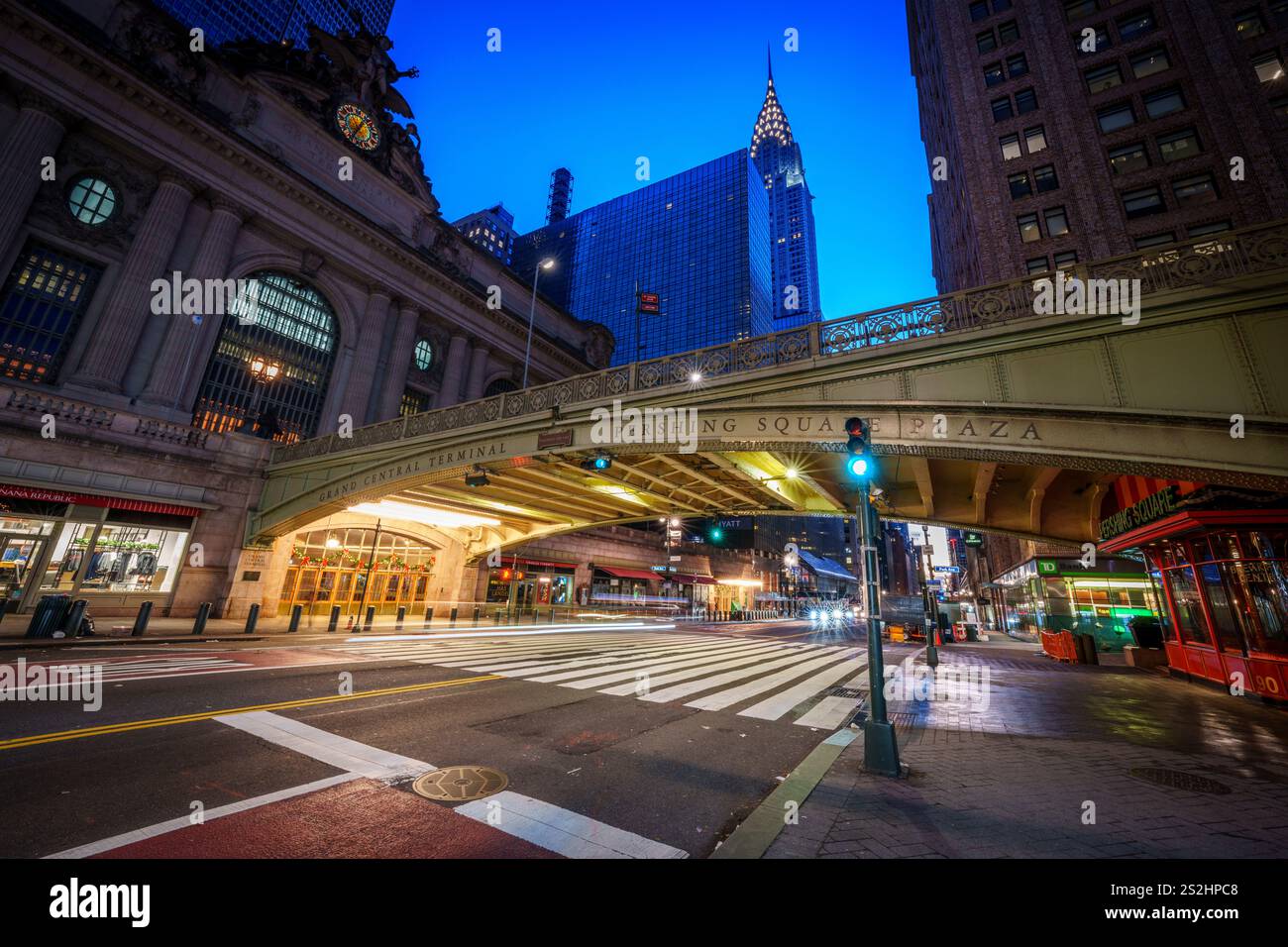 Grand Central Station and Terminal at Pershing Square Plaza at Blue ...