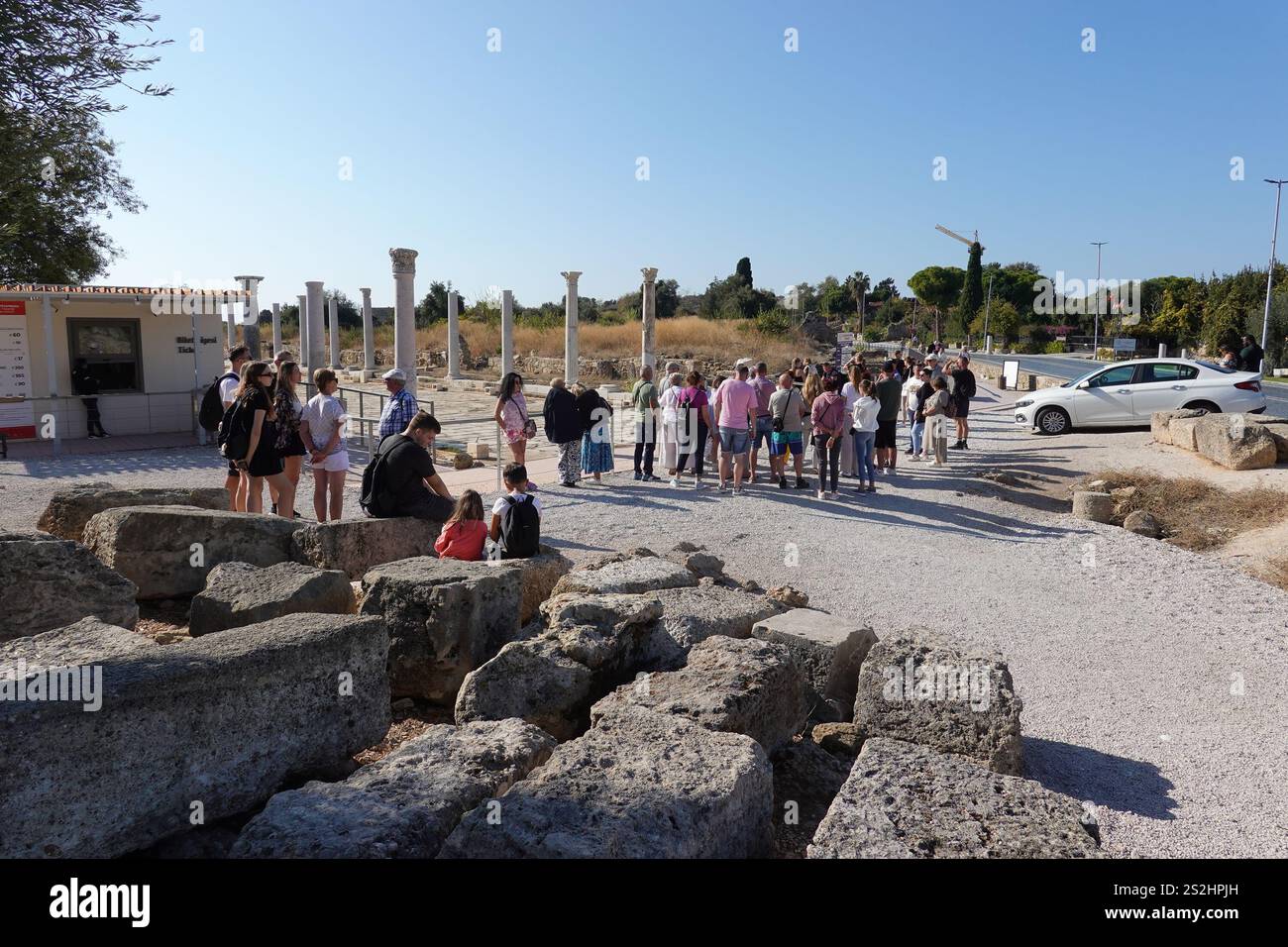 Colonade, Side, Antalya, Turkey Stock Photo - Alamy