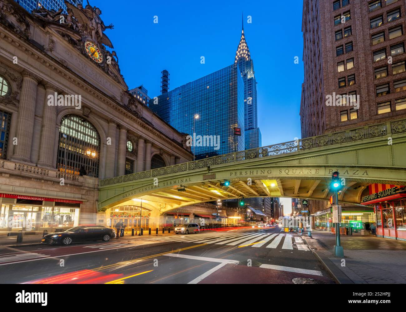 Grand Central Station and Terminal at Pershing Square Plaza, with ...