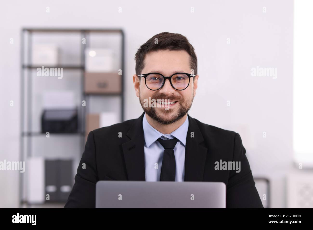 Portrait male consultant using hi-res stock photography and images - Alamy