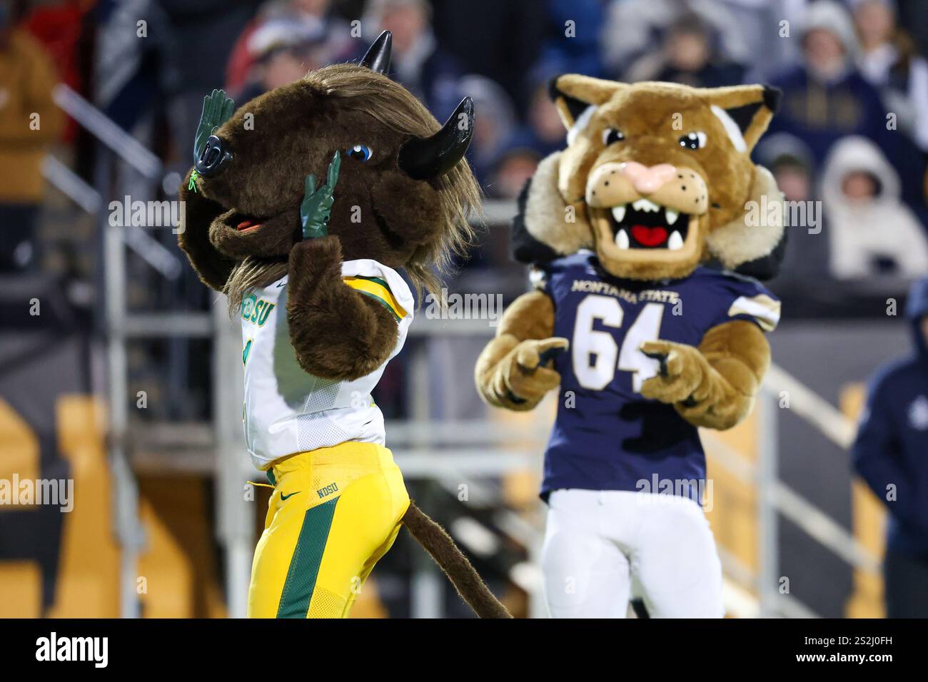 Frisco, Texas, USA. 06th Jan, 2025. The North Dakota State mascot ...