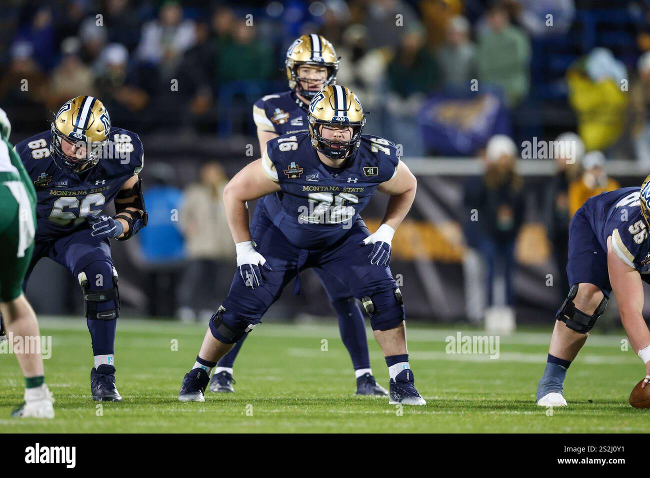 January 06, 2025: Montana State Bobcats offensive tackle Marcus Wehr ...
