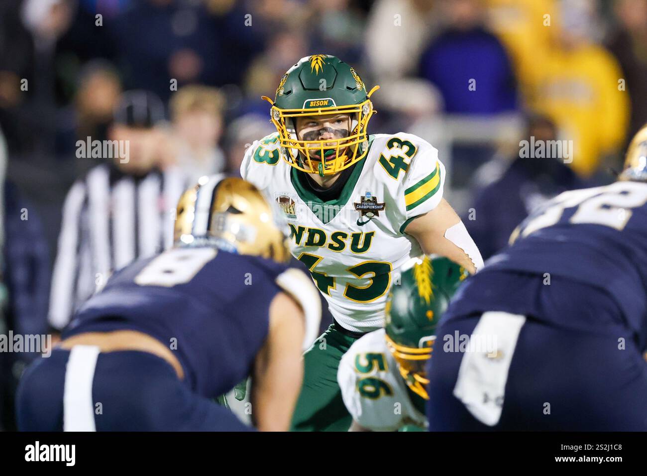 Frisco, Texas, USA. 06th Jan, 2025. North Dakota State Bison linebacker ...