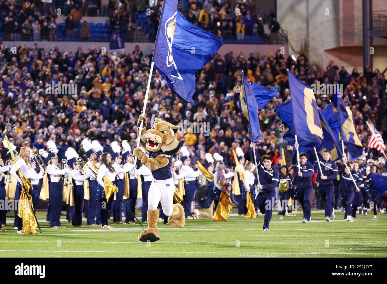 Frisco, Texas, USA. 06th Jan, 2025. The Montana State Bobcats mascot ...