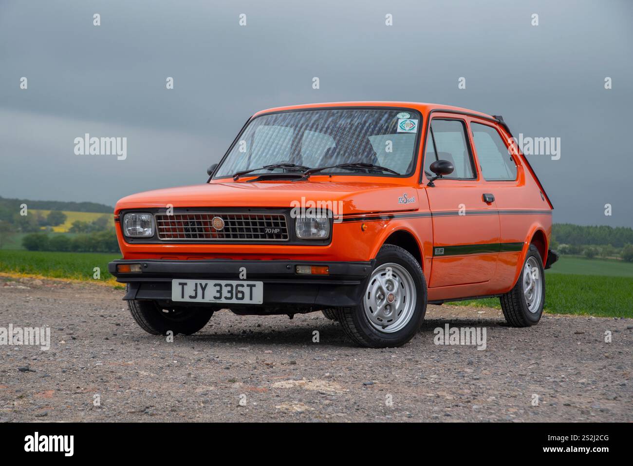 1979 Fiat 127 Sport classic Italian hot hatch Stock Photo - Alamy