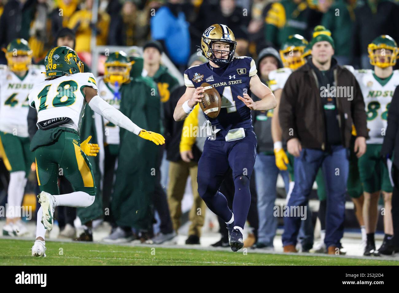 Frisco, Texas, USA. 06th Jan, 2025. Montana State Bobcats quarterback ...