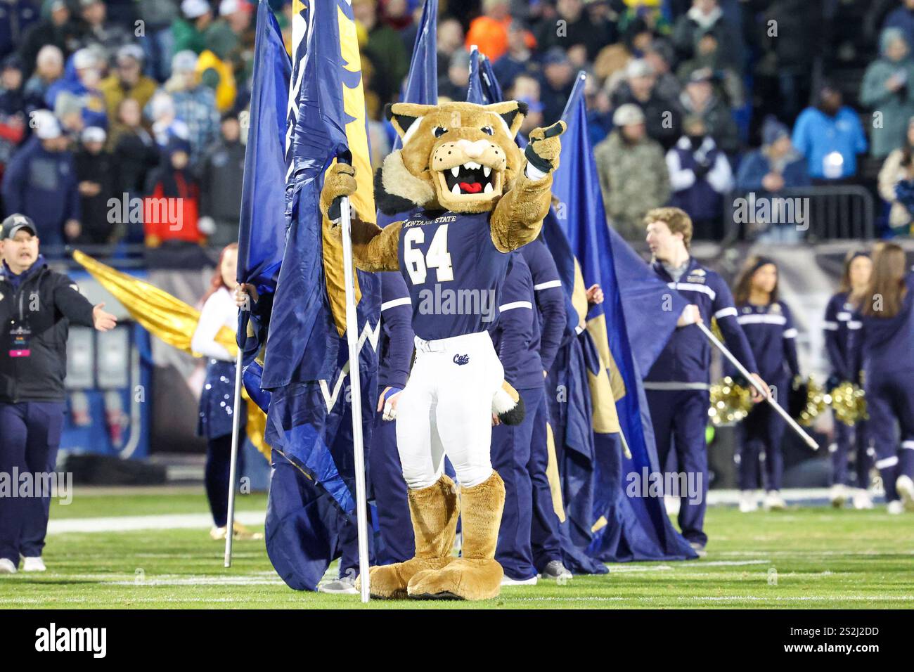 Frisco, Texas, USA. 06th Jan, 2025. The Montana State Bobcats mascot ...