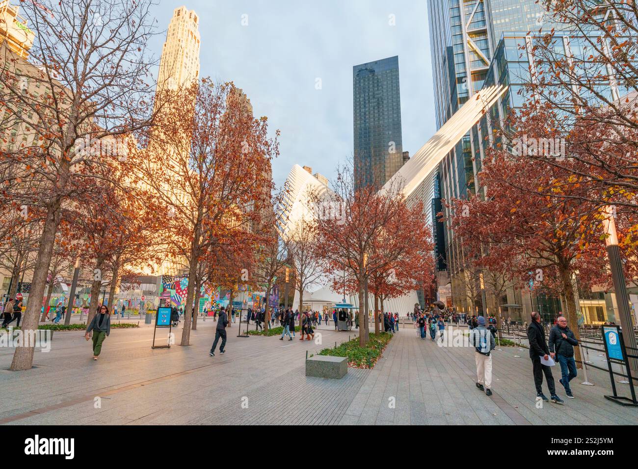Oculus World Trade Center Station located at the 9/11 Ground Zero ...
