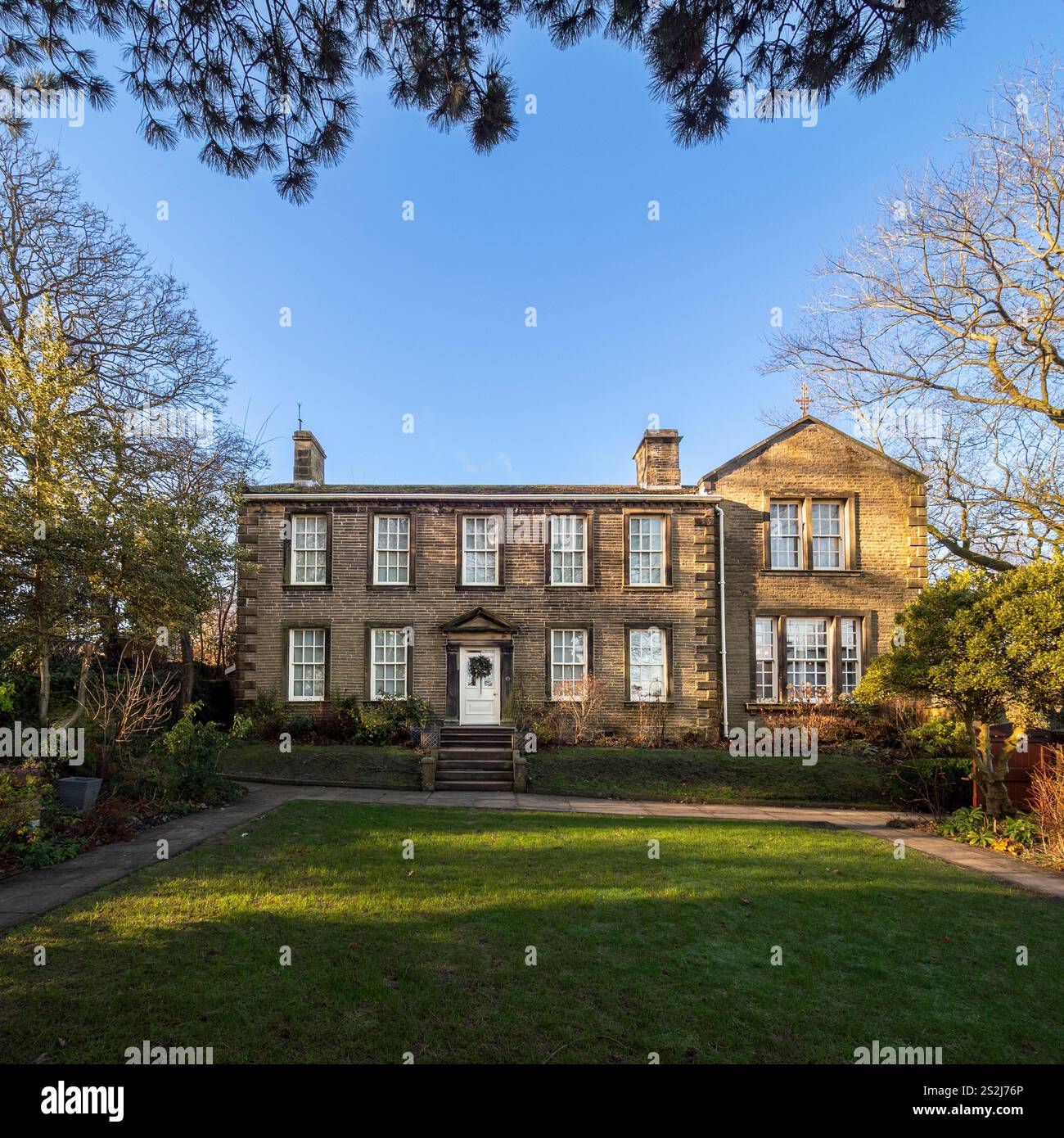 The Brontë Parsonage Museum, Haworth, West Yorkshire, UK Stock Photo ...
