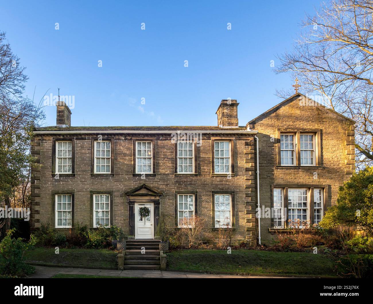 The Brontë Parsonage Museum, Haworth, West Yorkshire, UK Stock Photo ...