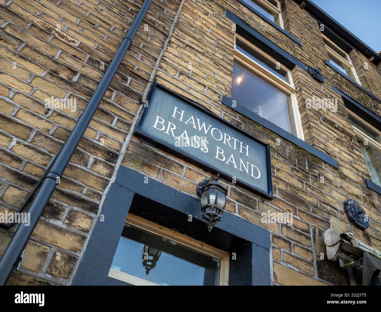 Haworth Brass Band rehearsal room, adjoining the historic Fleece Inn ...