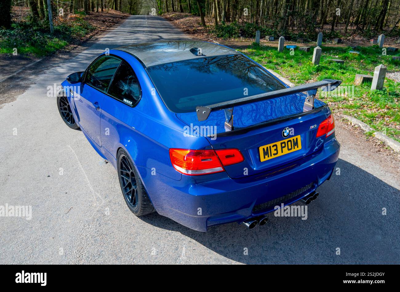 Modified E92 BMW M3 German performance car Stock Photo - Alamy