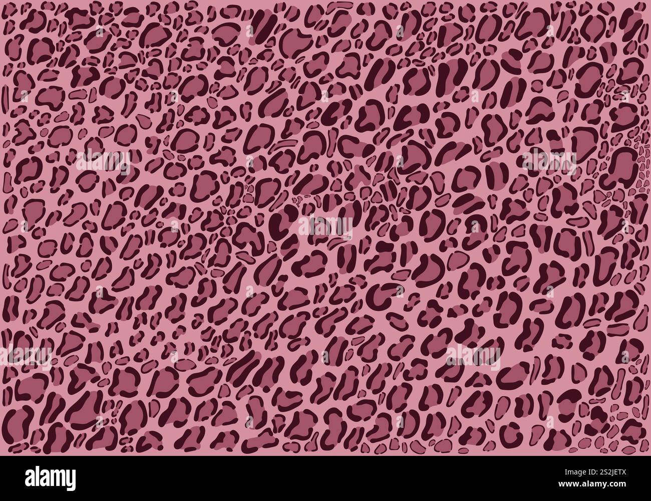 Leopard print background. Leopard pink pattern. Vector illustration ...