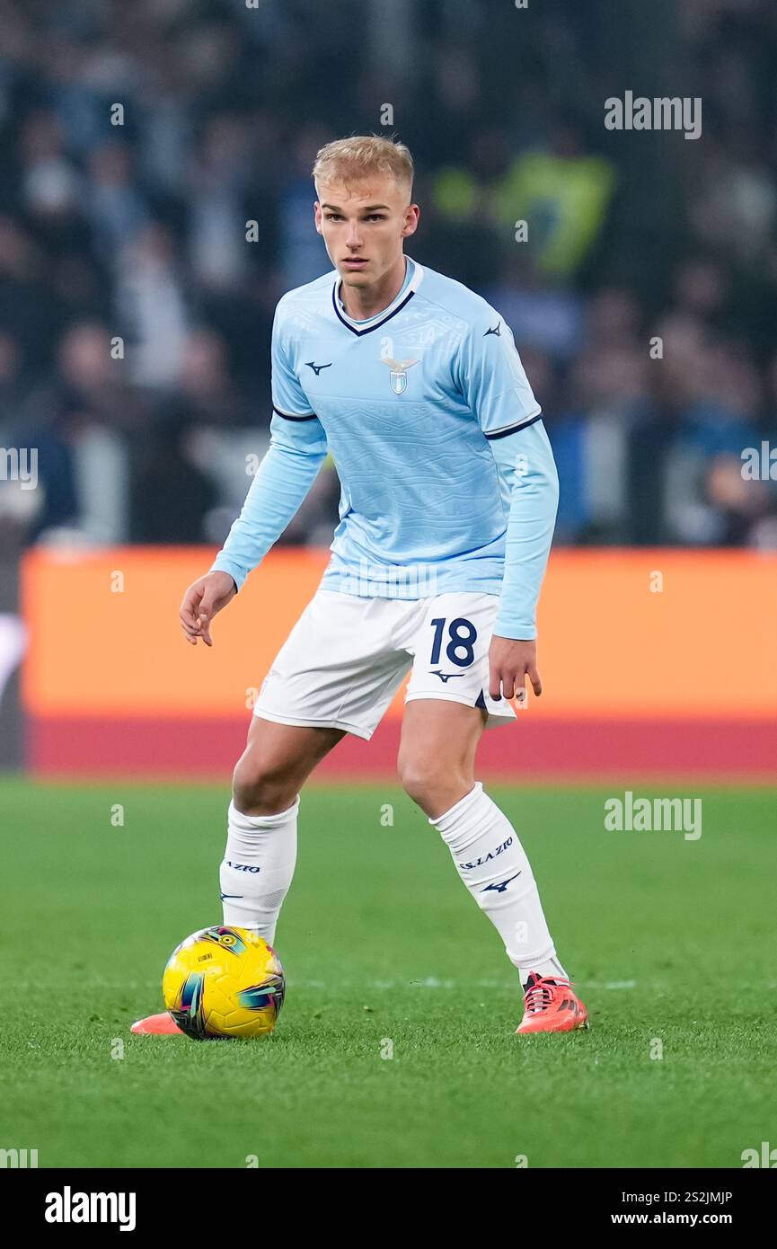 Rome, Italy. 05th Jan, 2025. Gustav Isaksen of SS Lazio during the ...